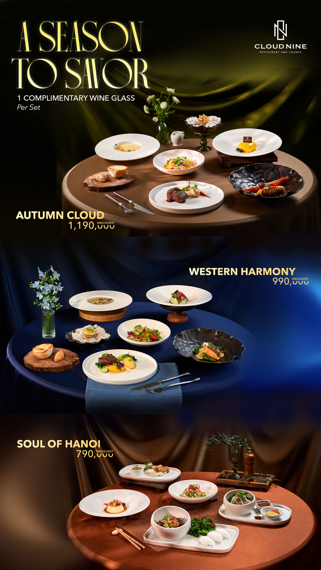 Home - Best Fine Dining Restaurant in Hanoi, Vietnam | Cloud Nine ...